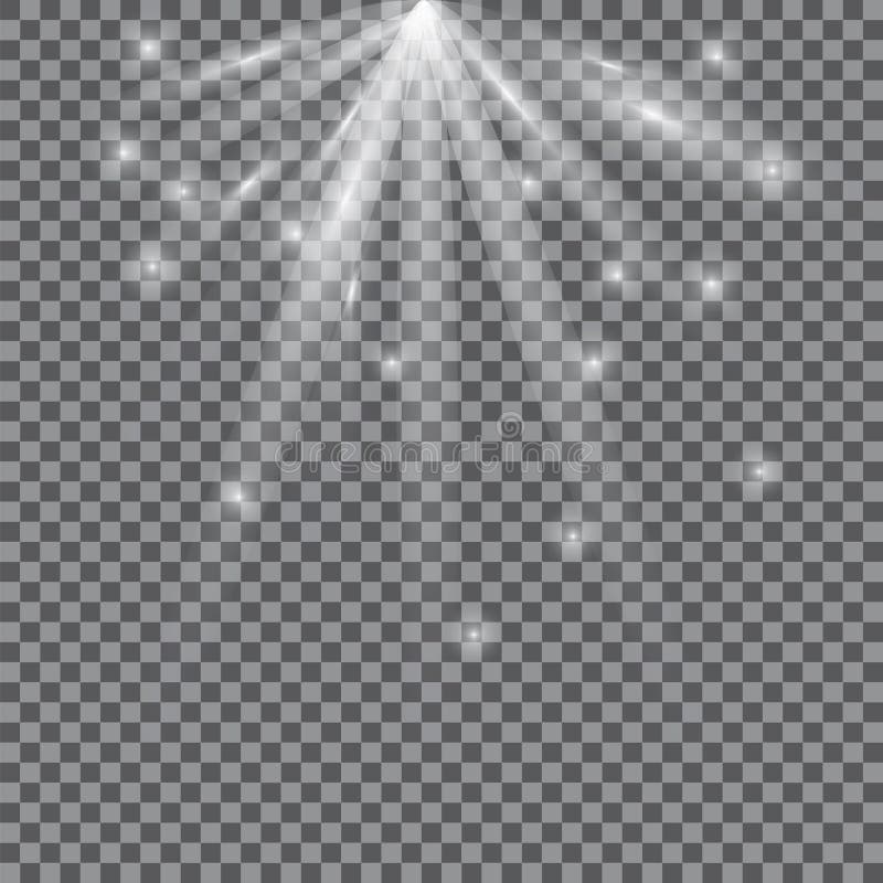 Silver Glow Happy Transparent Background. Golden Stock Vector ...