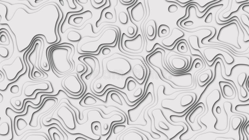 Gray Background on Theme Geodesy or Topography. Abstract Topographic ...