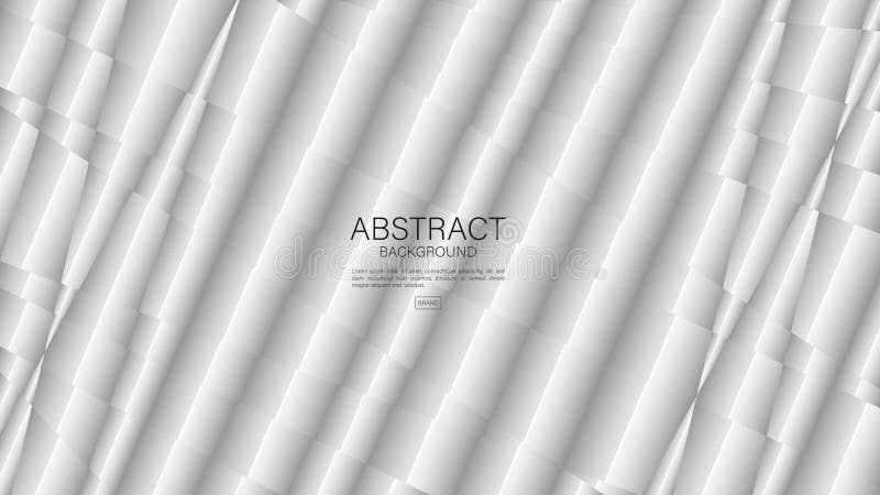 Gray Background, White Polygon Background Design, Geometric Vector ...