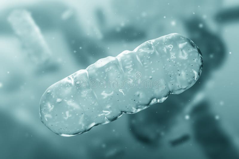 Gray Bacteria Over Grey Background, Abstract Stock Illustration ...