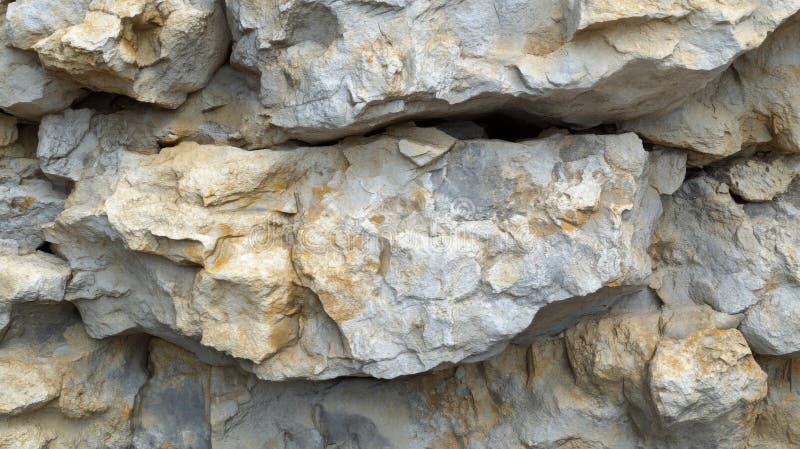 Gray and Beige Rock Face Texture Detail Stock Illustration ...