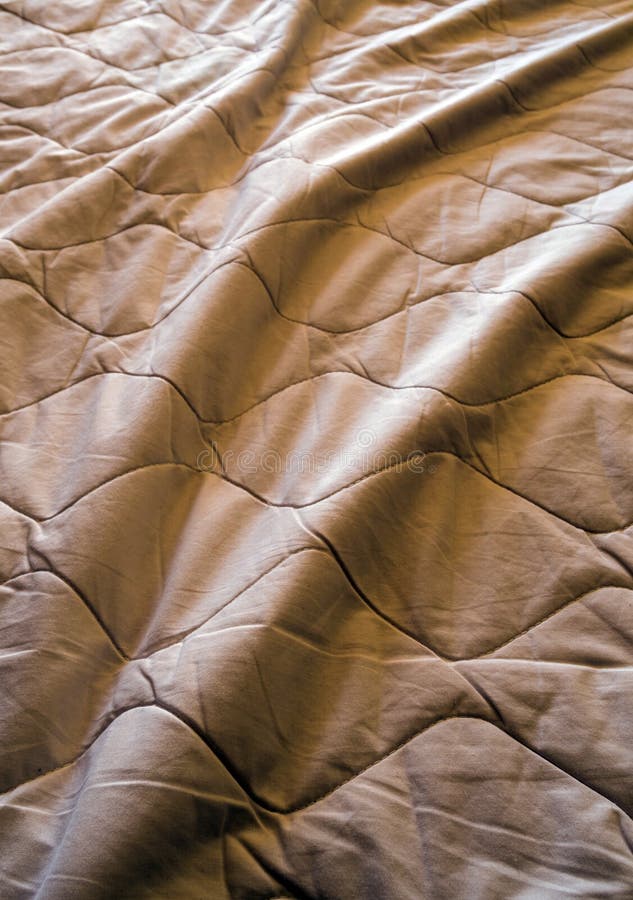 Blanket Crumpled on the Bed Stock Image - Image of sleep, pillow: 125076483