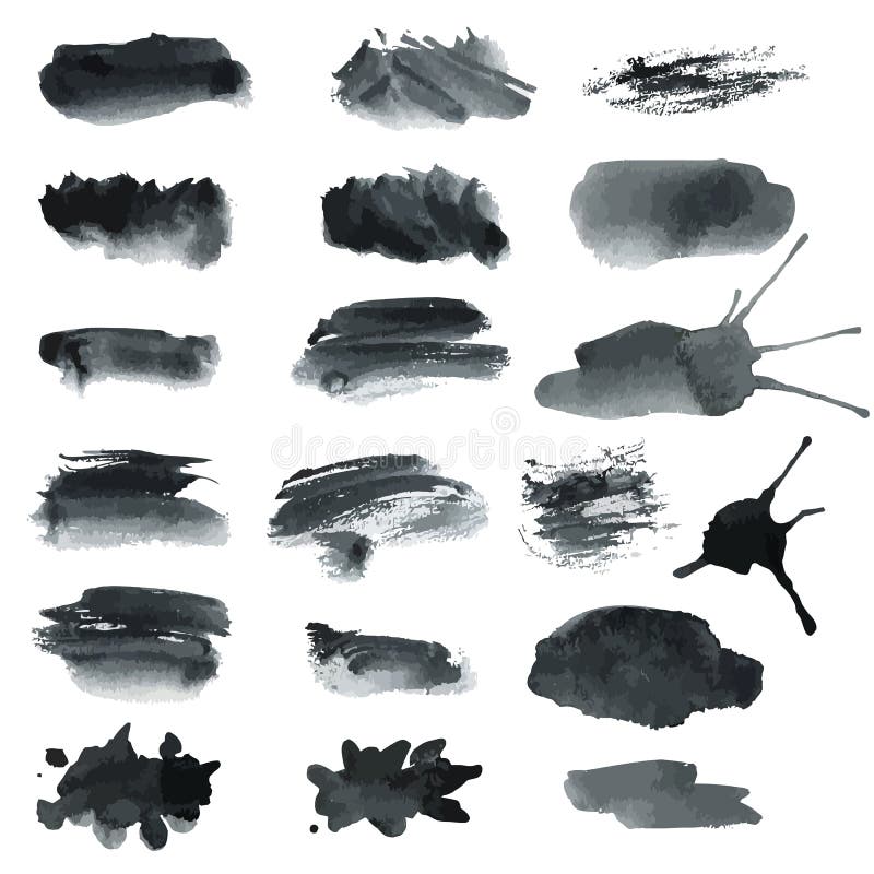 Gray blots stock vector. Illustration of backdrop, dark - 47290261