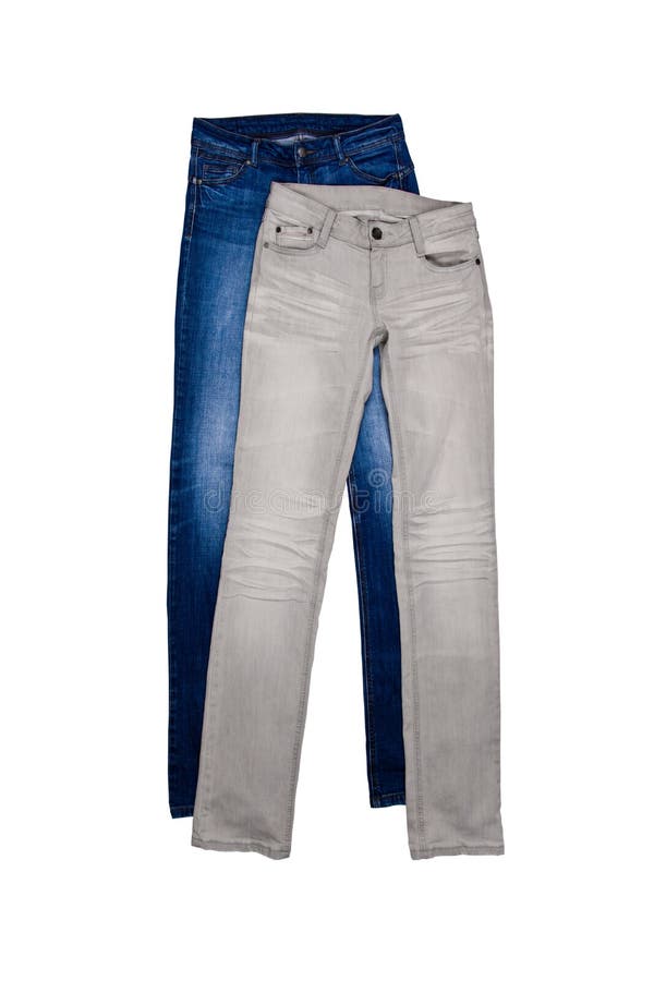 Gray and blue jeans stock image. Image of object, blue - 35629137