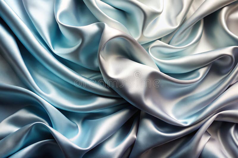 Gray Blue White Silk Satin Gradient Background with Fabric Texture ...