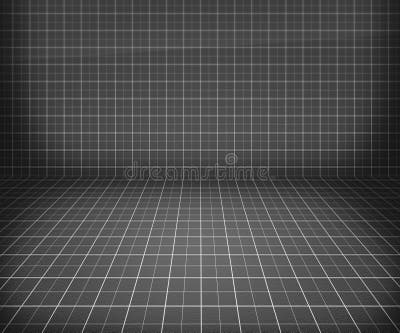 Gray Blueprint Stage Background Stock Illustration - Illustration of ...