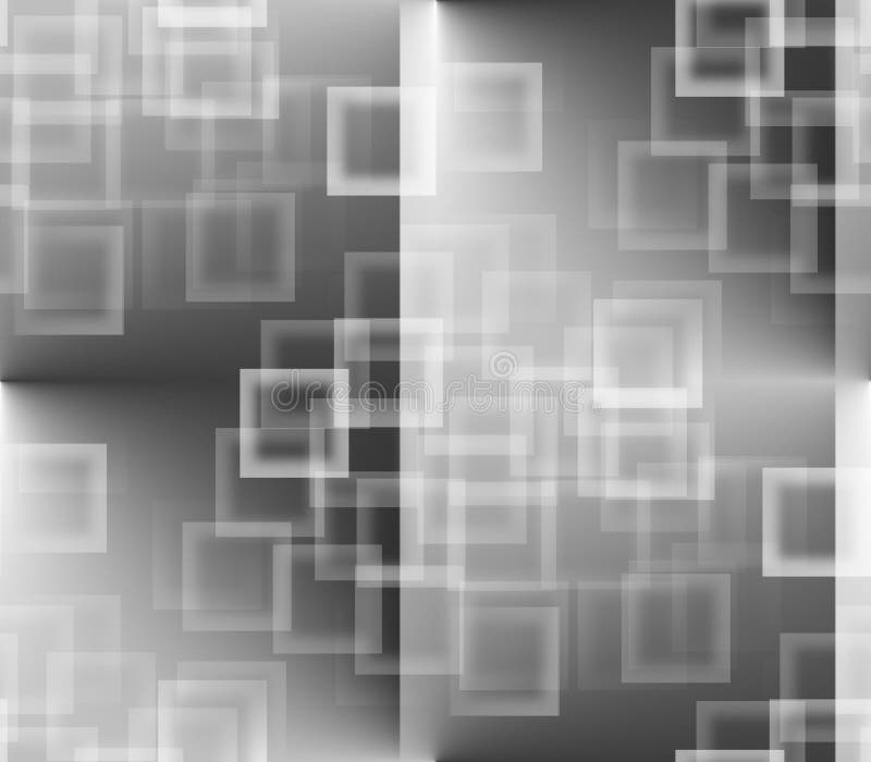 On Gray Blurred Background Gray and White Squares Stock Illustration ...