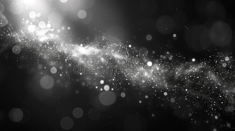 Gray Bokeh Lights: Vector Abstract Background with Translucent Effects ...