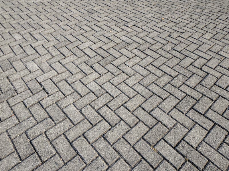 Gray Brick Stone Pavement. Pavement in Vintage Design Ground Flooring ...