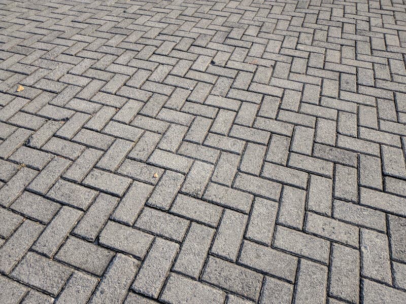 Gray Brick Stone Pavement. Pavement in Vintage Design Ground Flooring ...