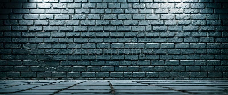 Gray Brick Wall with Backlight. Brick Background Stock Illustration ...