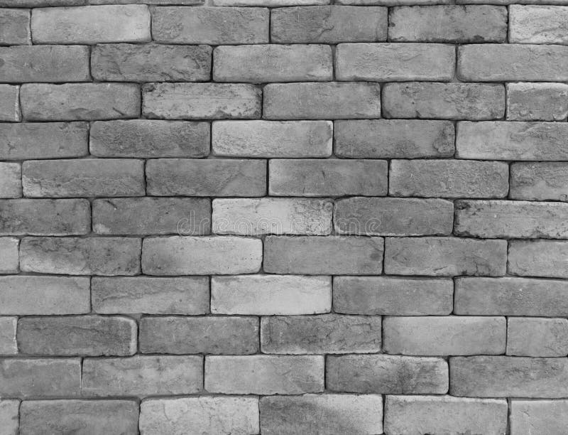 Gray Brick Wall Pattern Surface Texture. Close-up of Interior Material ...