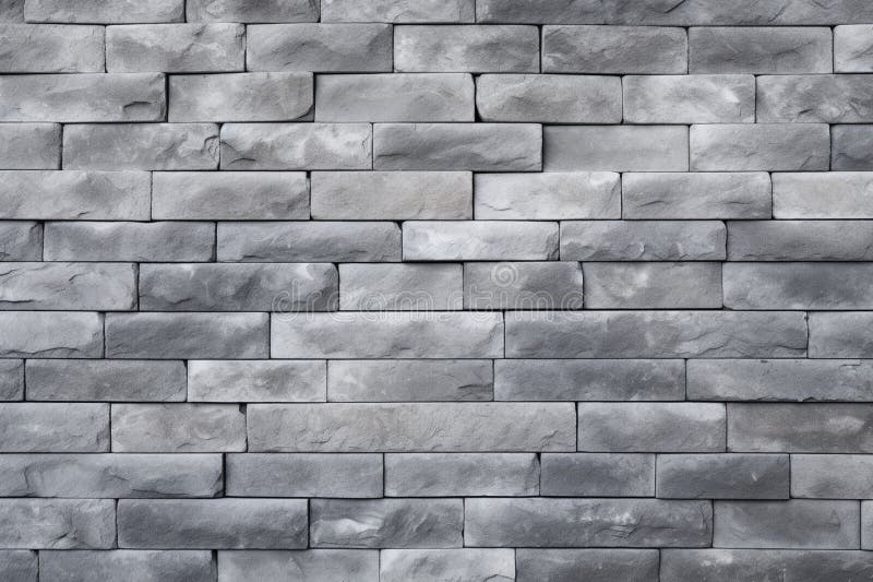 Gray Brick Wall Texture Background. Brickwork Backdrop, Building Wall ...