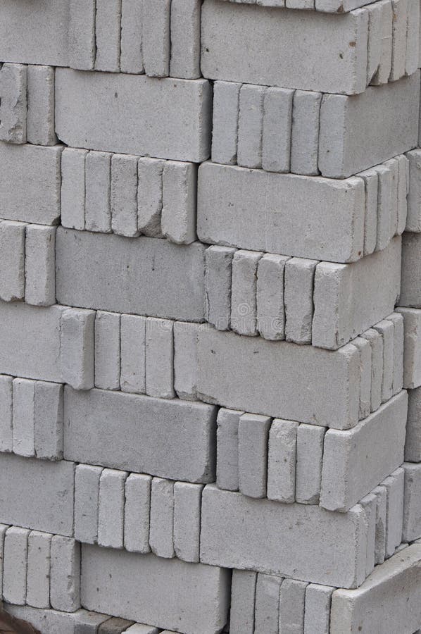 Gray Bricks for Construction Stock Photo - Image of bricks, rough: 22713874