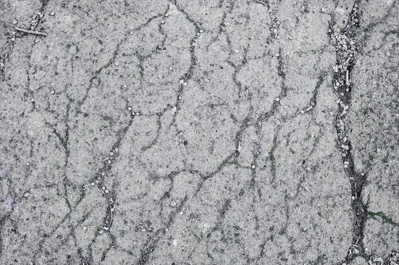 Gray Broken Concrete Floor Texture with Constrast Cracks Stock Photo ...