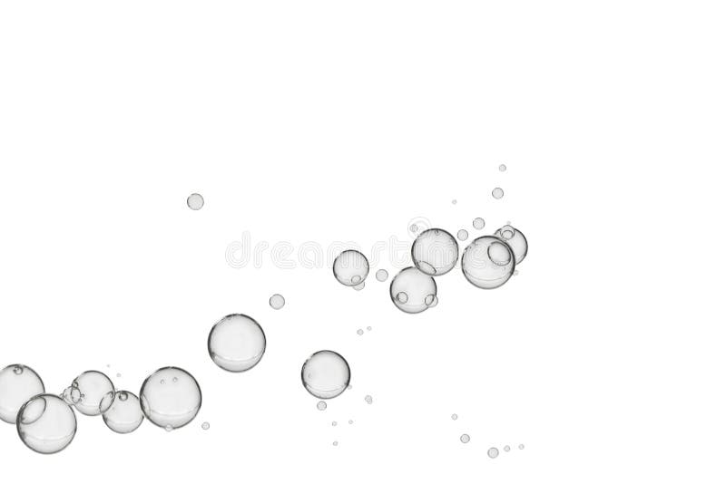 Gray Bubbles on White Background Stock Vector - Illustration of ...