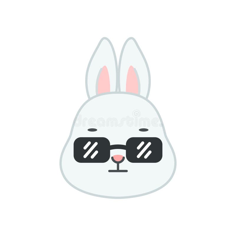 Little Grey Baby Bunny Emoji Stock Illustrations – 29 Little Grey Baby ...