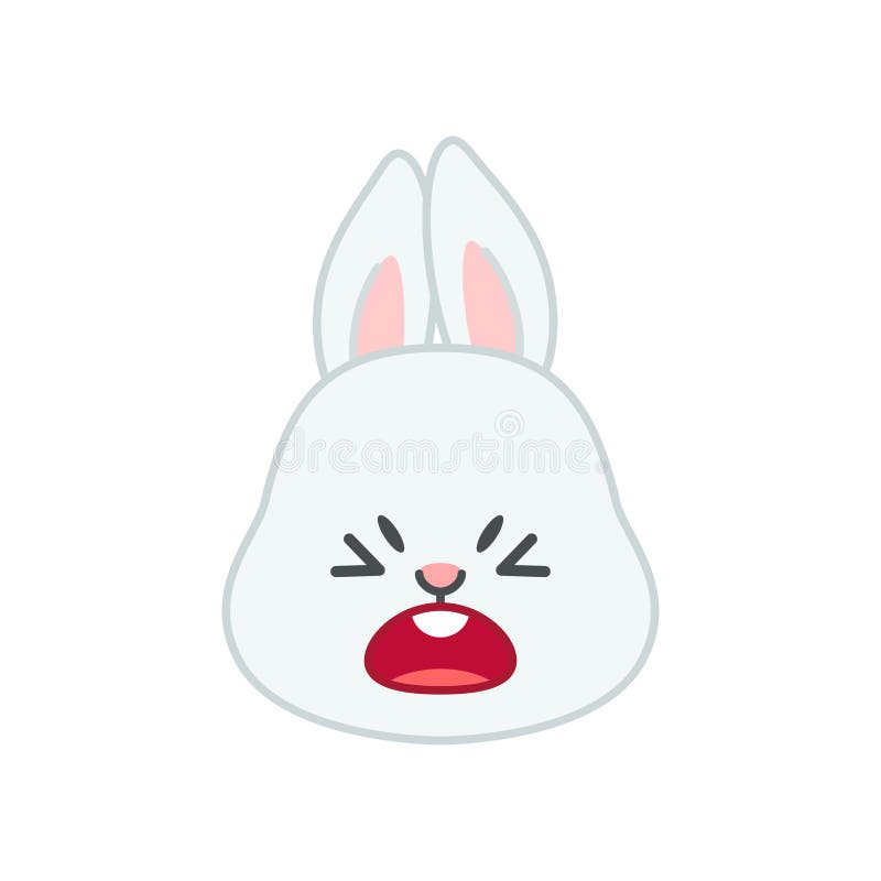 Rabbit Screaming Stock Illustrations – 124 Rabbit Screaming Stock ...