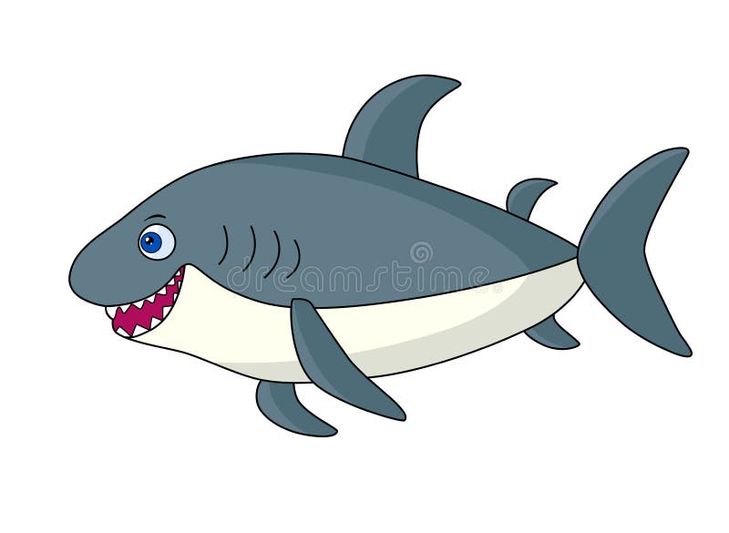 Gray Cartoon Shark Stock Illustrations – 567 Gray Cartoon Shark Stock ...
