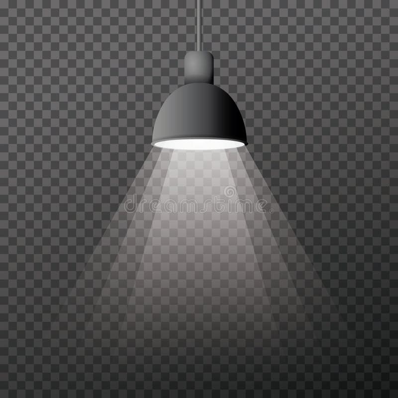 Gray Ceiling Lamp Hanging on the Transparent Background. Soft Li Stock ...