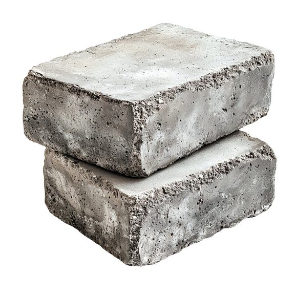 Gray Cement Bricks: Solid, Isolated Texture Grey Wall Stone Stock ...