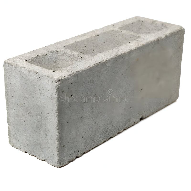Gray Cement Cinder Block stock illustration. Illustration of process ...
