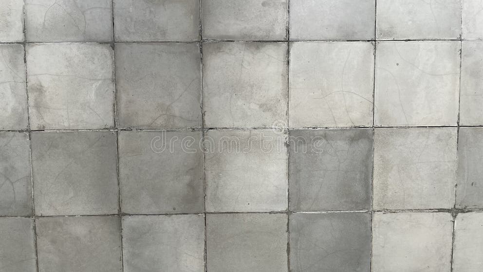 Gray Cement Floor with Checkered Pattern Lines Stock Image - Image of ...