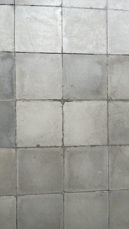 Gray Cement Floor with Checkered Pattern Lines Stock Image - Image of ...