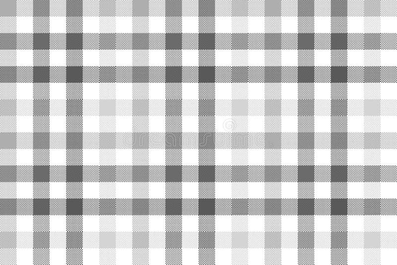 Gray Check Plaid Seamless Pattern Stock Vector - Illustration of ...
