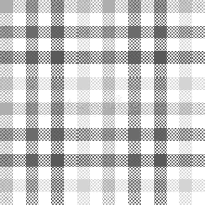 Gray Fabric Texture Check Seamless Stock Vector - Illustration of ...