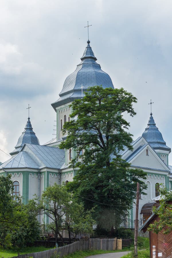 Old oak gray church stock image. Image of russian, gray - 127702817