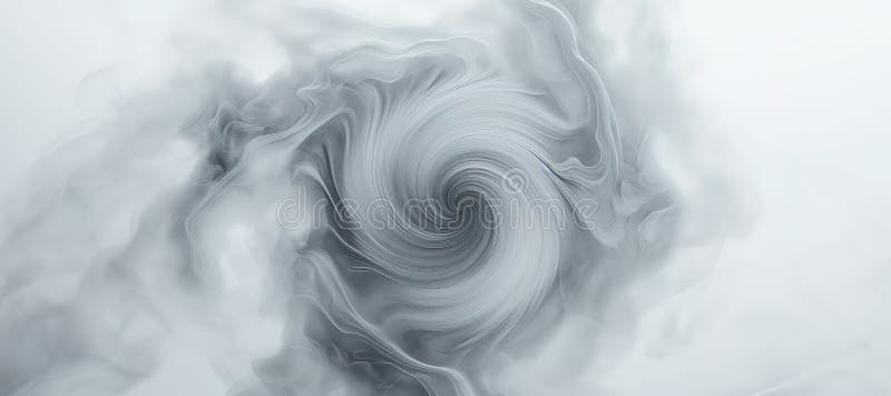 Gray Circle Vortex Smoke Waves Background Stock Illustration ...