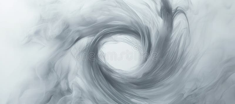 Gray Circle Vortex Smoke Waves Background Stock Illustration ...