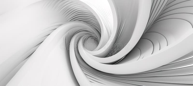 Gray Circle Vortex Waves Background Stock Illustration - Illustration ...