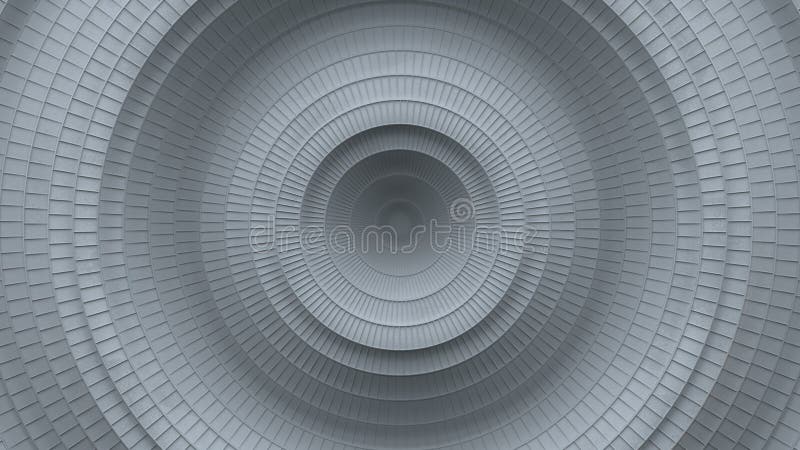 Gray Circles with Ripple Effect 3D Render Stock Illustration ...