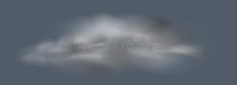 Gray cloud stock vector. Illustration of fluffy, light - 197933223