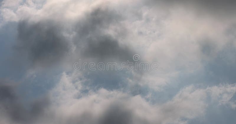 Gray Clouds in the Sky with Cloudy Windy Weather Stock Video - Video of ...