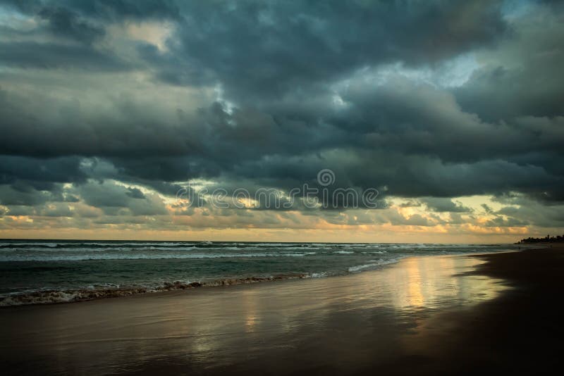 Gray Clouds in the Sky during Sunset Stock Photo - Image of beautiful ...