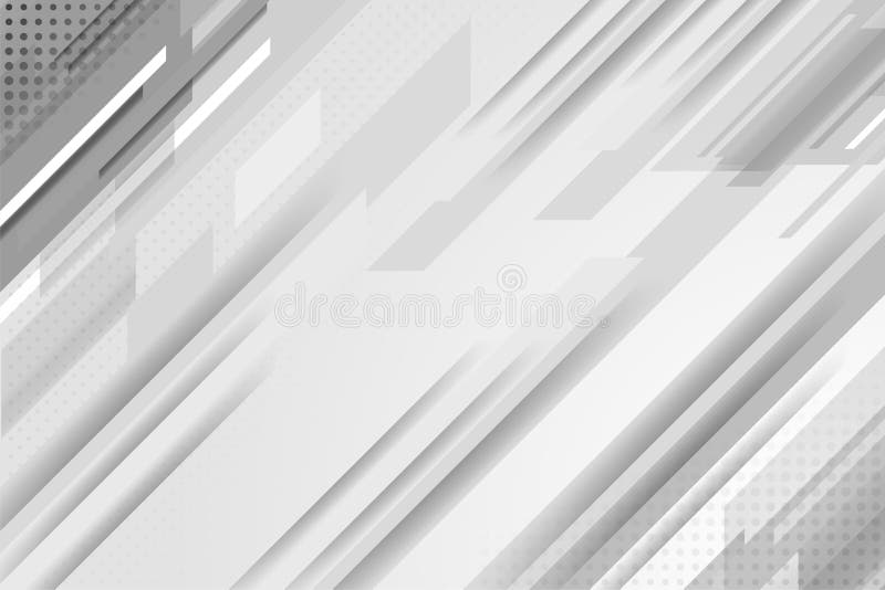 Grey Background with Dotted Geometric Texture Stock Vector ...