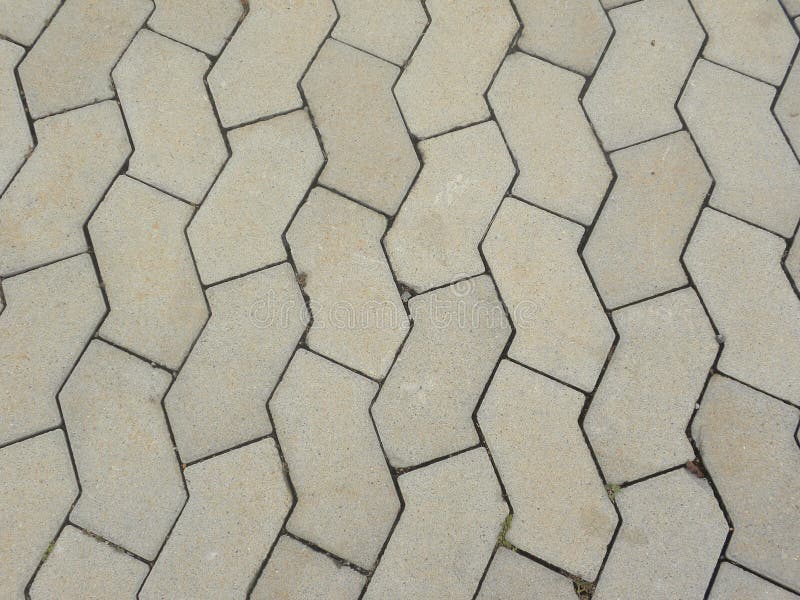 Concrete Floor with Hexagonal Tiling Stock Image - Image of gray ...