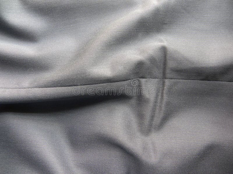 Gray Color Cotton Fabric with Wrinkles Stock Image - Image of crumple ...