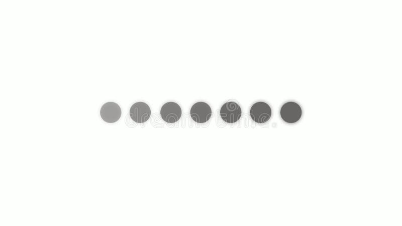Amazing Gray Color Circle Waiting Loading Animation on White Background ...