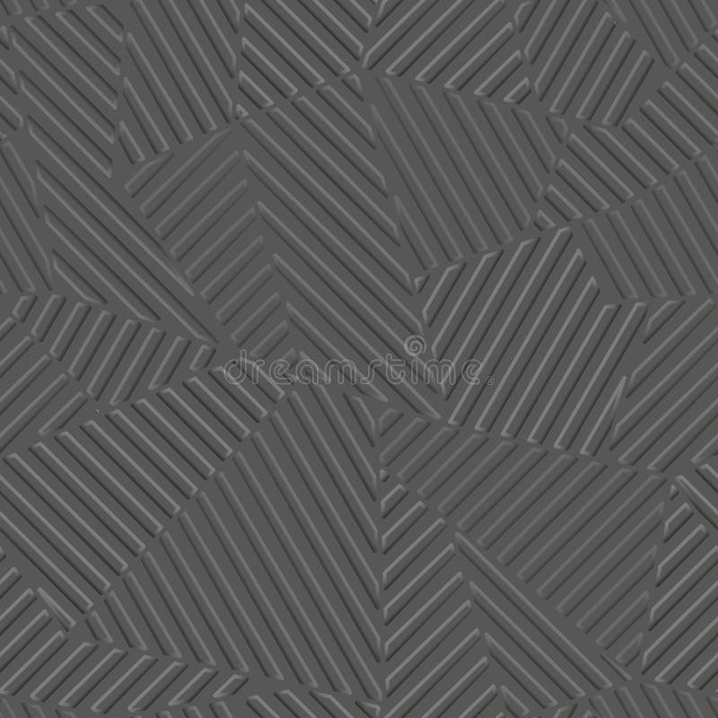 Gray Color Geometric Pattern with Lines Stock Vector - Illustration of ...