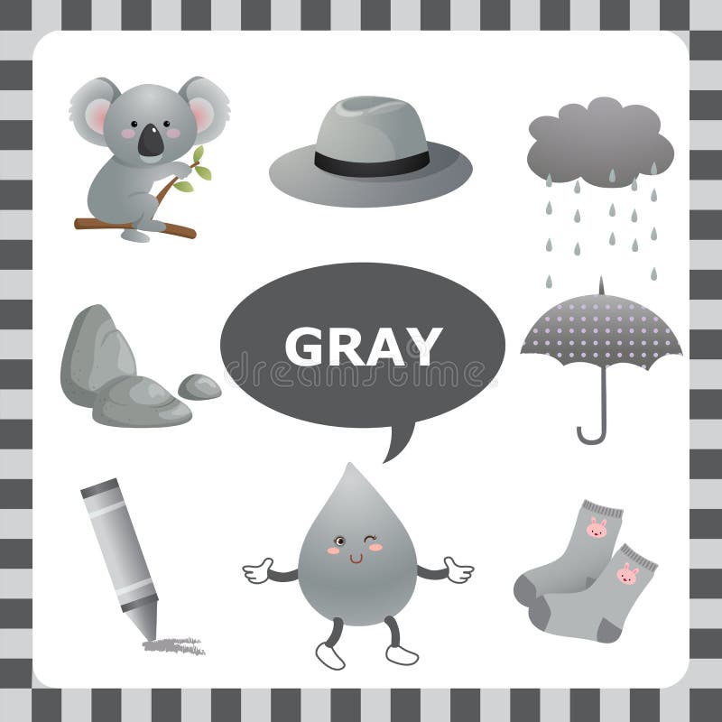 Gray color stock vector. Illustration of cute, australia - 55286848 Gray color stock vector. Illustration of cute, australia - 55286848