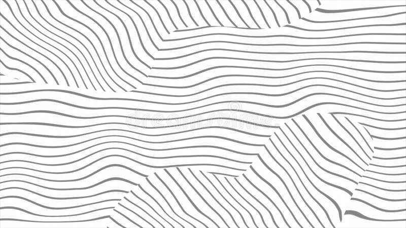 Gray Color Multiple Lines Forming Wavy Pattern Abstract Design ...