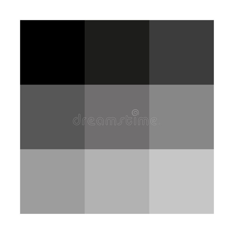 Gray Color Palette. Vector Illustration. Stock Image Stock Vector ...