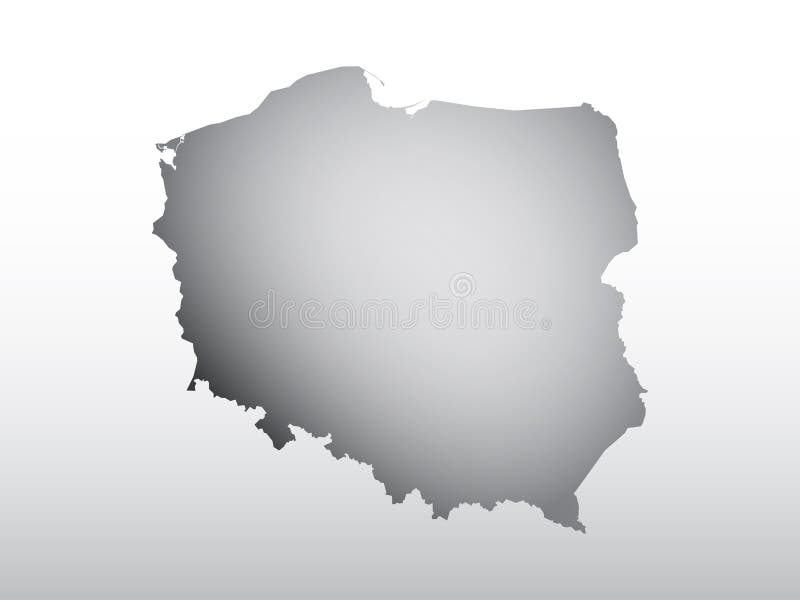 Color Poland map stock vector. Illustration of polish - 6304838