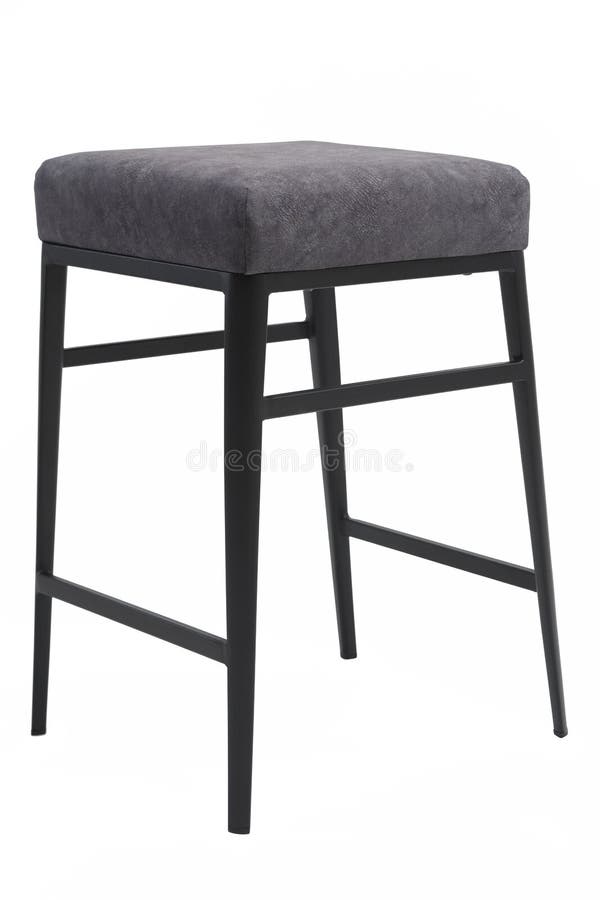 Gray Color Plastic Chair, Modern Designer. Chair on Wooden Legs ...