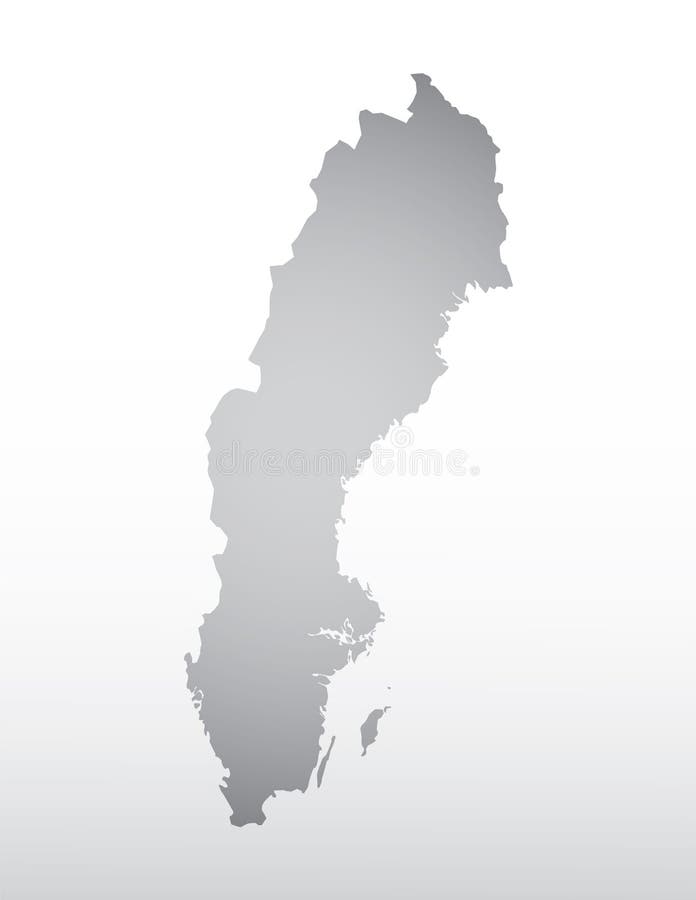 Gray Map Sweden Stock Illustrations – 700 Gray Map Sweden Stock ...