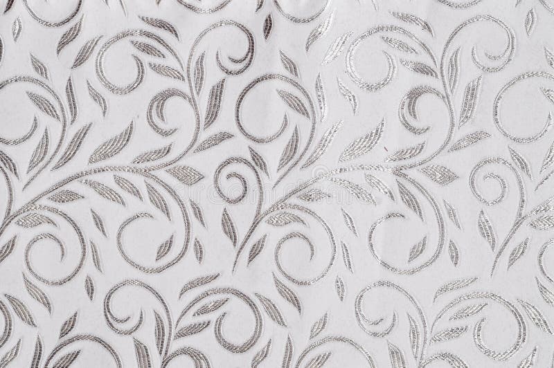 Gray Colored Patterned Fabric Texture Stock Image - Image of fiber ...